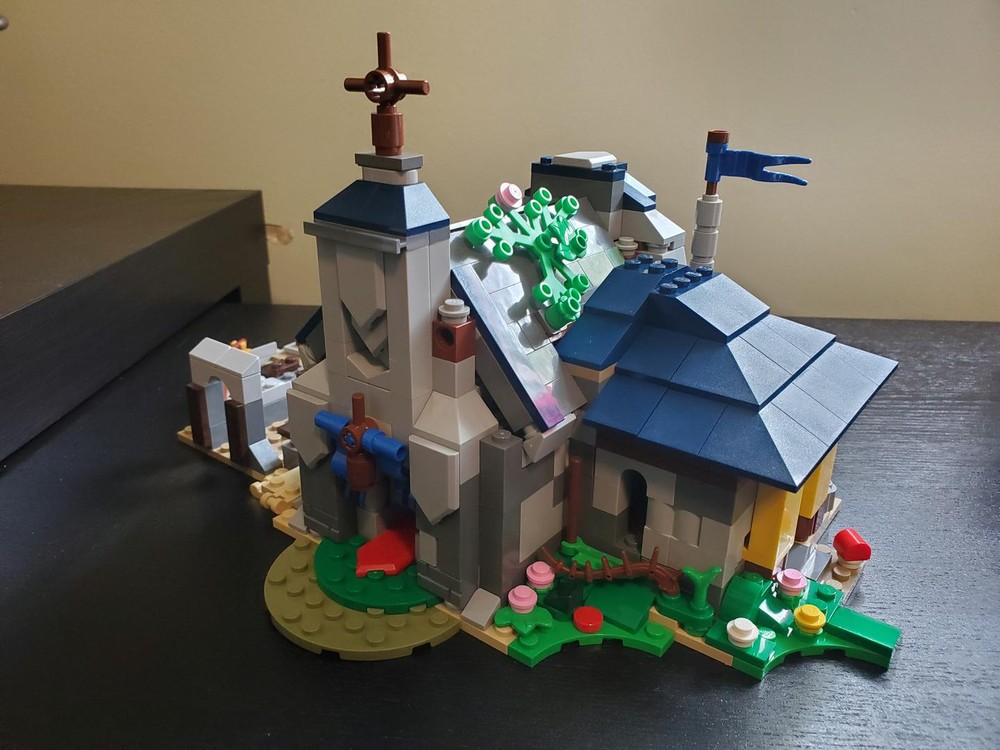 Lego Moc Olden Chapel By Itsphlippy Rebrickable Build With Lego