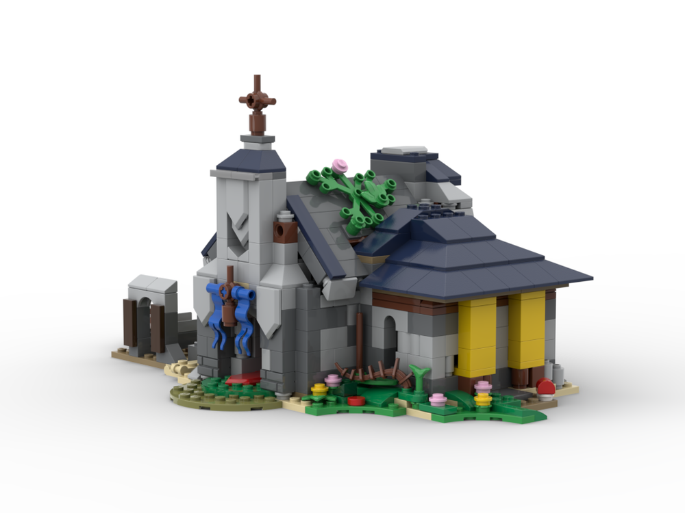 Lego Moc Olden Chapel By Itsphlippy Rebrickable Build With Lego