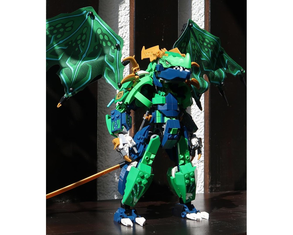 Lego Moc Legendary Dragon Mech By Re Creator Rebrickable Build With