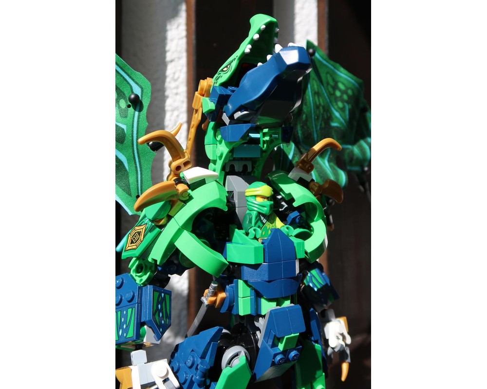 Lego Moc Legendary Dragon Mech By Re Creator Rebrickable Build With