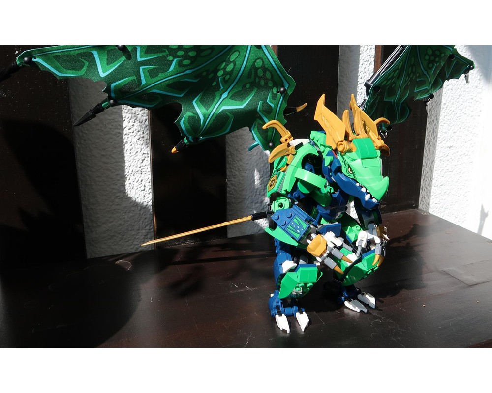Lego Moc Legendary Dragon Mech By Re Creator Rebrickable Build With