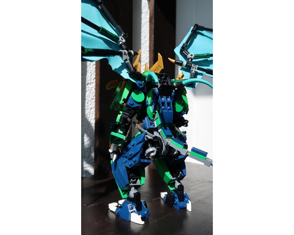 Lego Moc Legendary Dragon Mech By Re Creator Rebrickable Build With