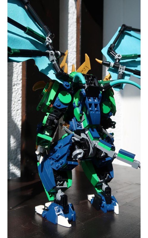 LEGO MOC Legendary Dragon Mech by re-creator | Rebrickable - Build with ...