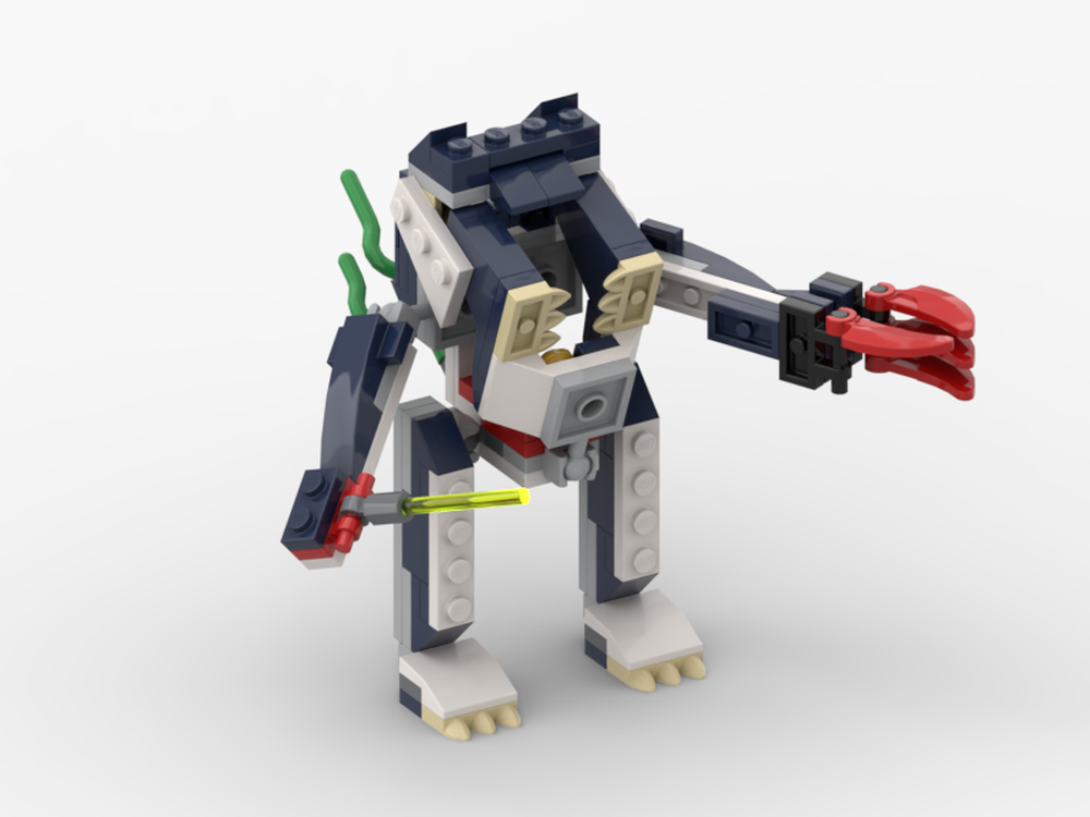 LEGO MOC Shark mech by thibou1234 | Rebrickable - Build with LEGO