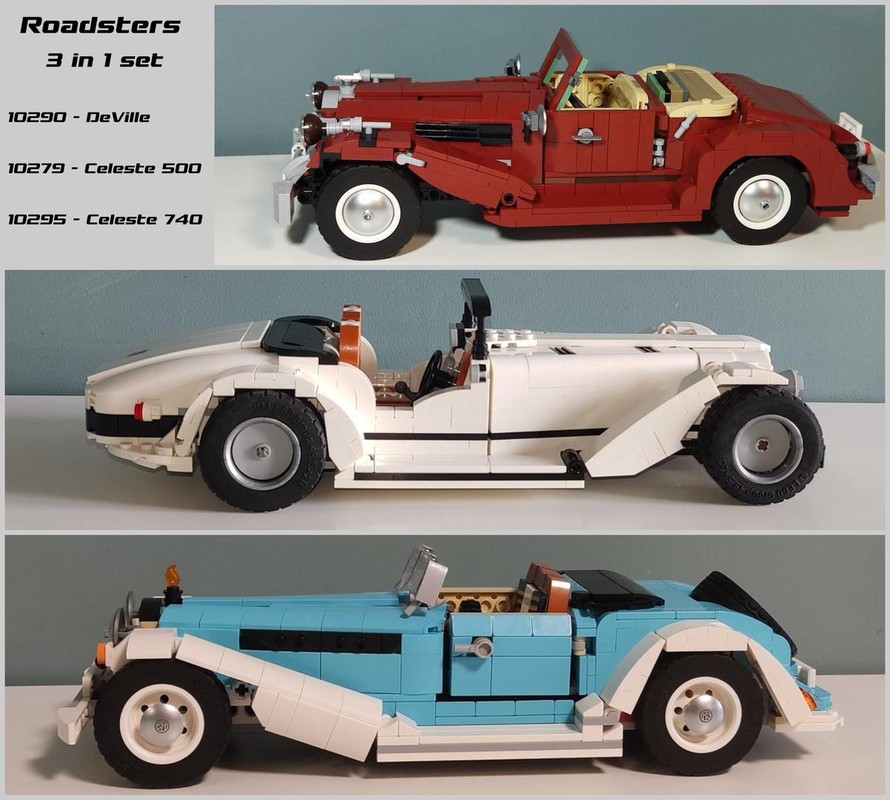 LEGO MOC Roadsters by Kirvet | Rebrickable - Build with LEGO