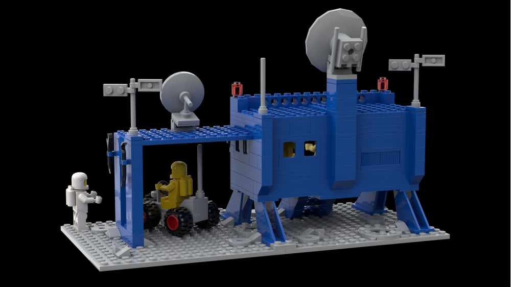 Lego Moc Classic Space Reimagined Command Centre 926 By Watsonlego