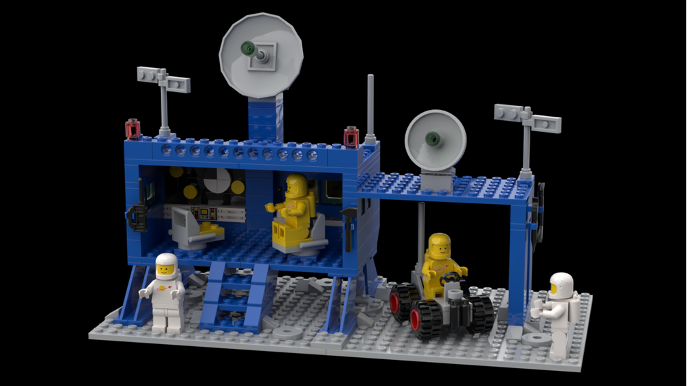 Lego Moc Classic Space Reimagined Command Centre 926 By Watsonlego