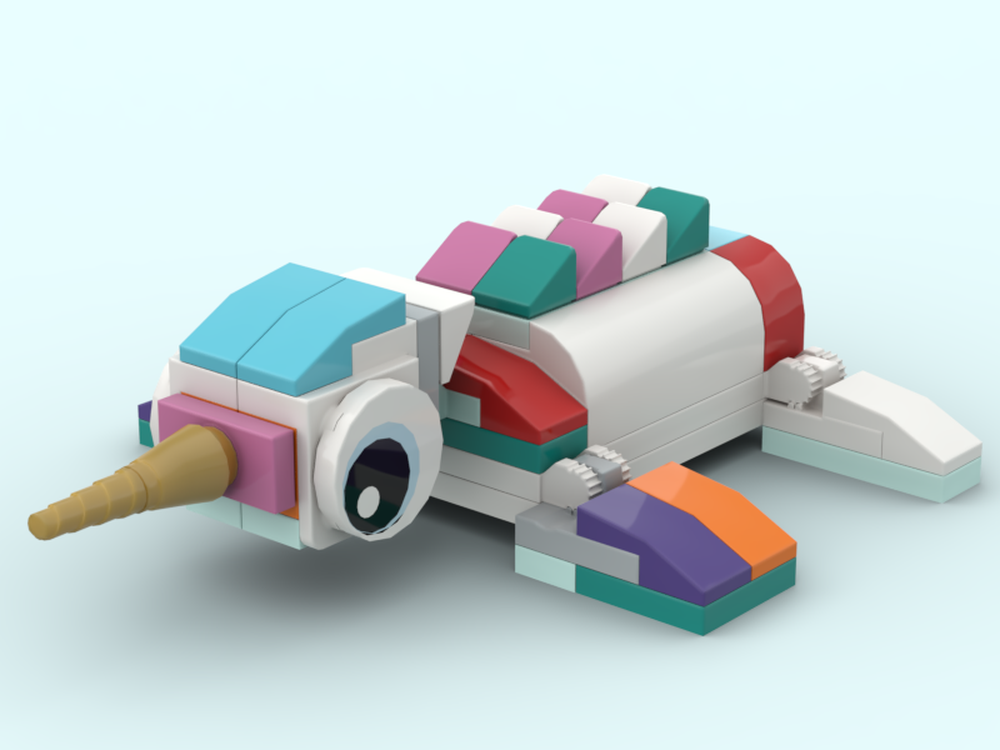 LEGO MOC 31140 Echidna by Pikminfan67 | Rebrickable - Build with LEGO