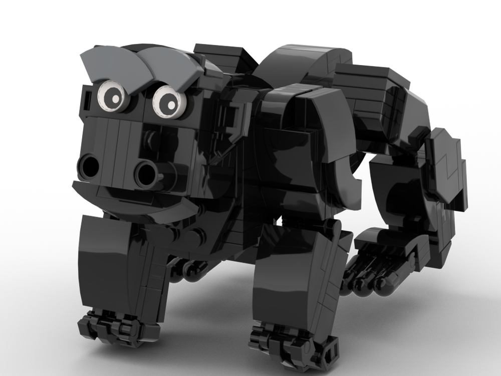 LEGO MOC-151895 Posable Gorilla by Space_Steave | Rebrickable - Build ...