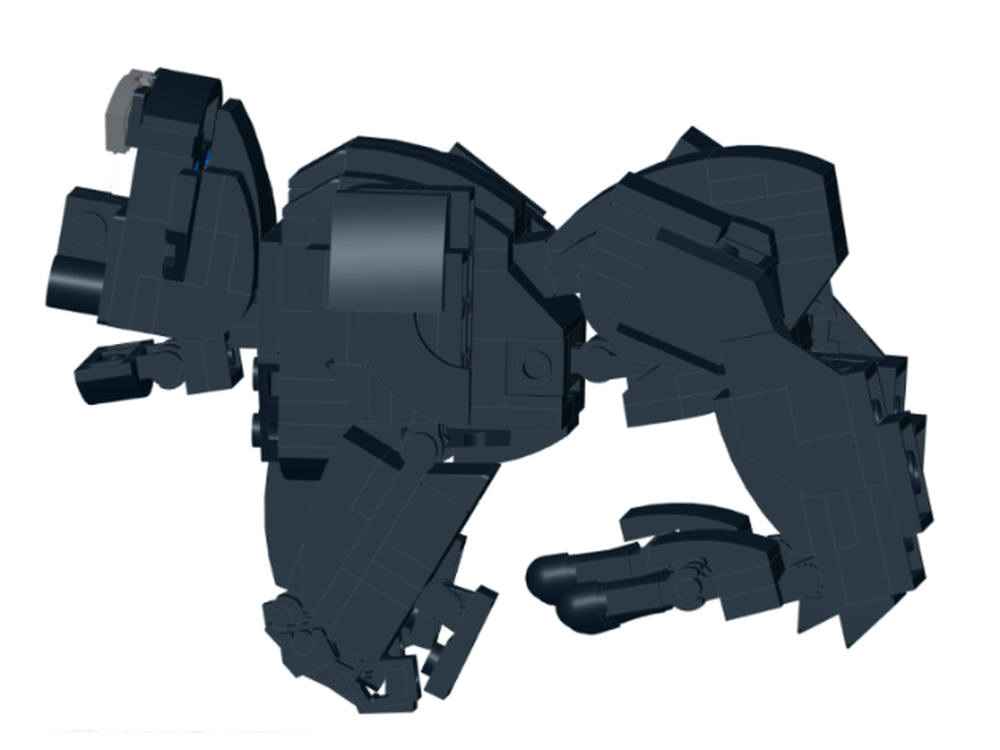 LEGO MOC Posable Gorilla by Space_Steave | Rebrickable - Build with LEGO