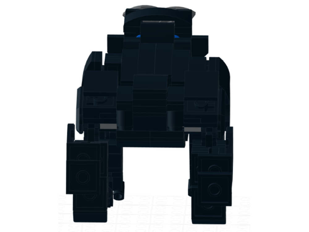 LEGO MOC Posable Gorilla by Space_Steave | Rebrickable - Build with LEGO
