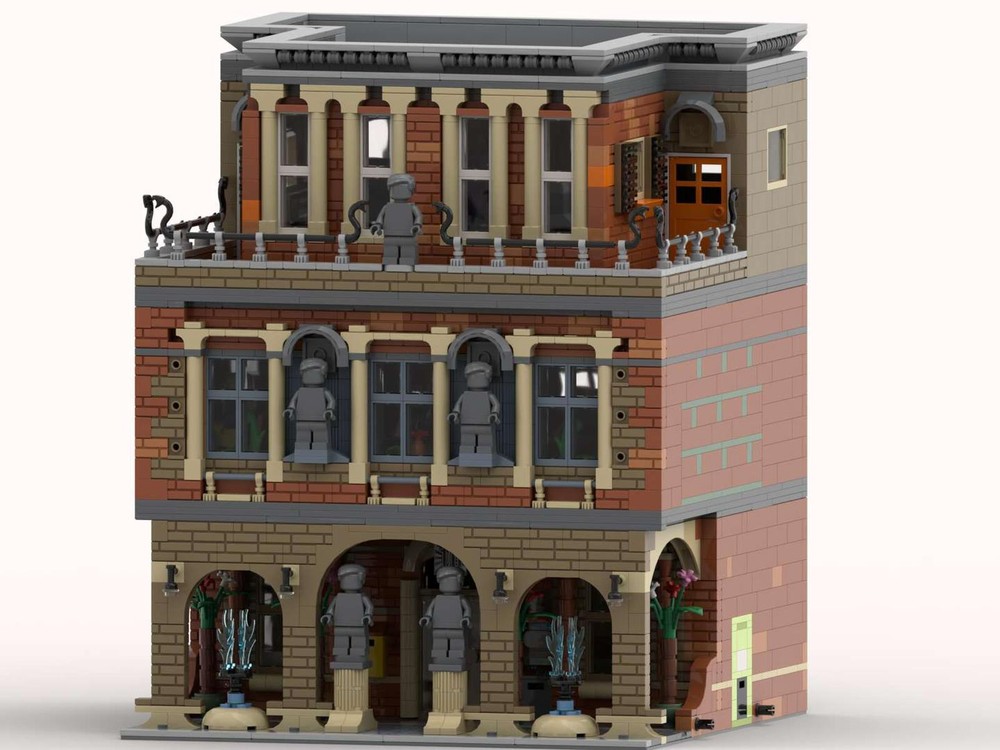 LEGO MOC Services & Culture Building by JacoLecolo | Rebrickable ...