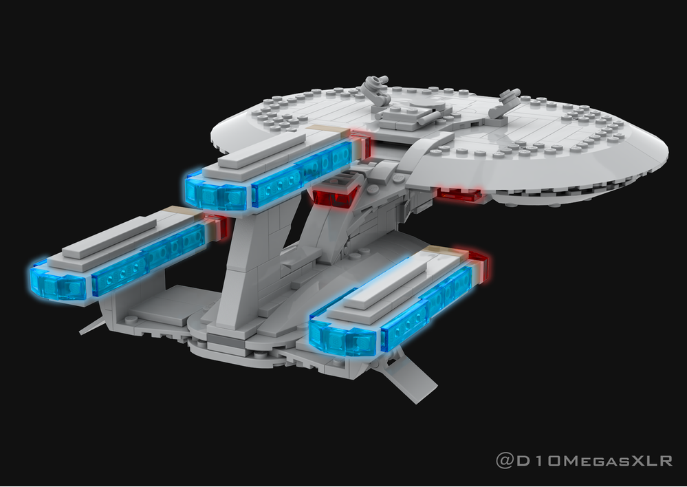 LEGO MOC Galaxy Class (with Galaxy X Mods) by D10MegasXLR | Rebrickable ...