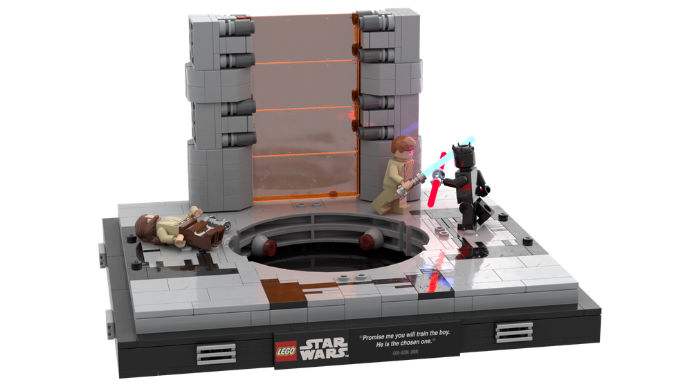 LEGO MOC Duel Of The Fates - Diorama (Episode 1 The Phantom Menace) by ...
