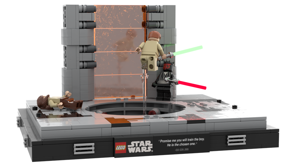 LEGO MOC Duel Of The Fates - Diorama (Episode 1 The Phantom Menace) by ...