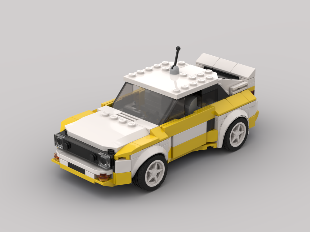 LEGO MOC Audi Sport Quattro (Group B) by JMPmodels | Rebrickable - Build with LEGO