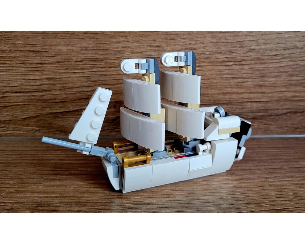 LEGO MOC The "ReBrig", two-masted sailing ship and 31134 Alternate ...