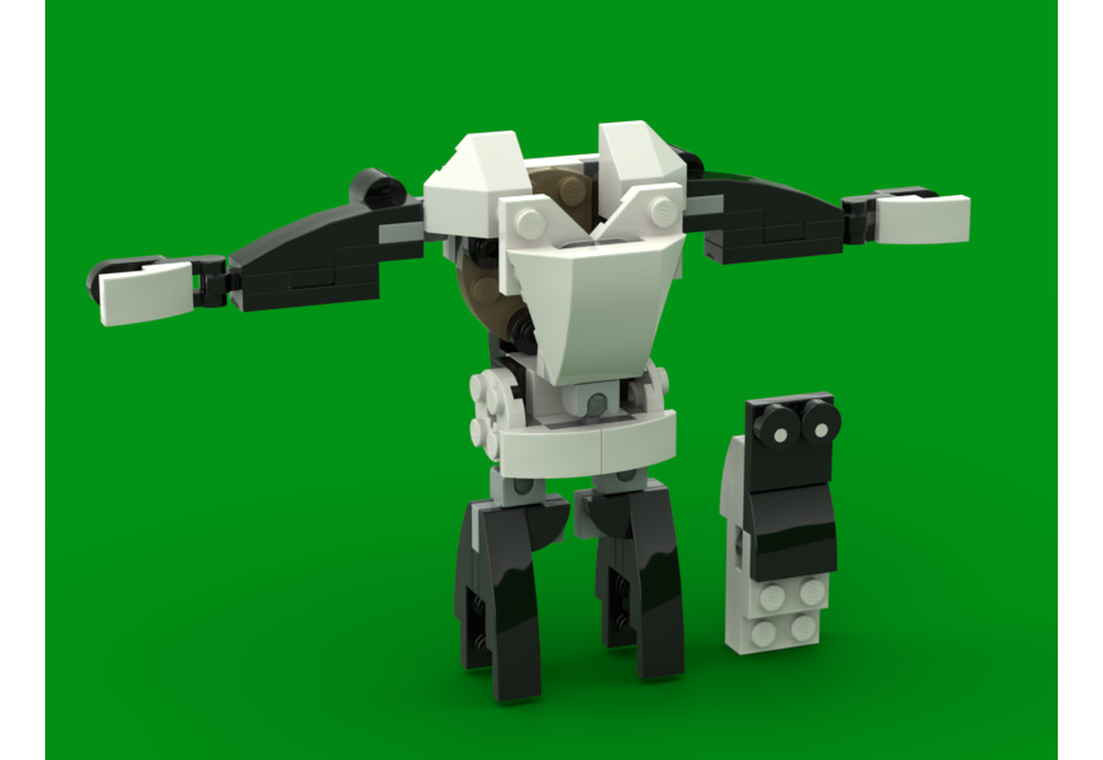 LEGO MOC Panda Mech Suit by eric_nunya | Rebrickable - Build with LEGO