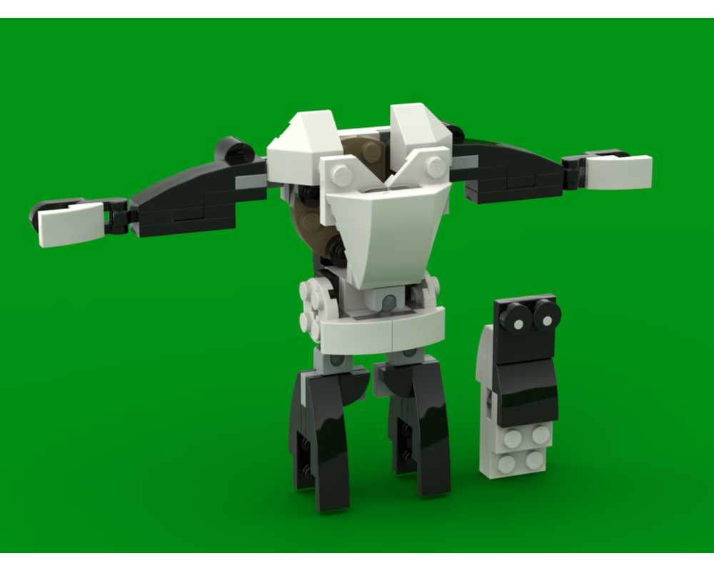 LEGO MOC Panda Mech Suit by eric_nunya | Rebrickable - Build with LEGO