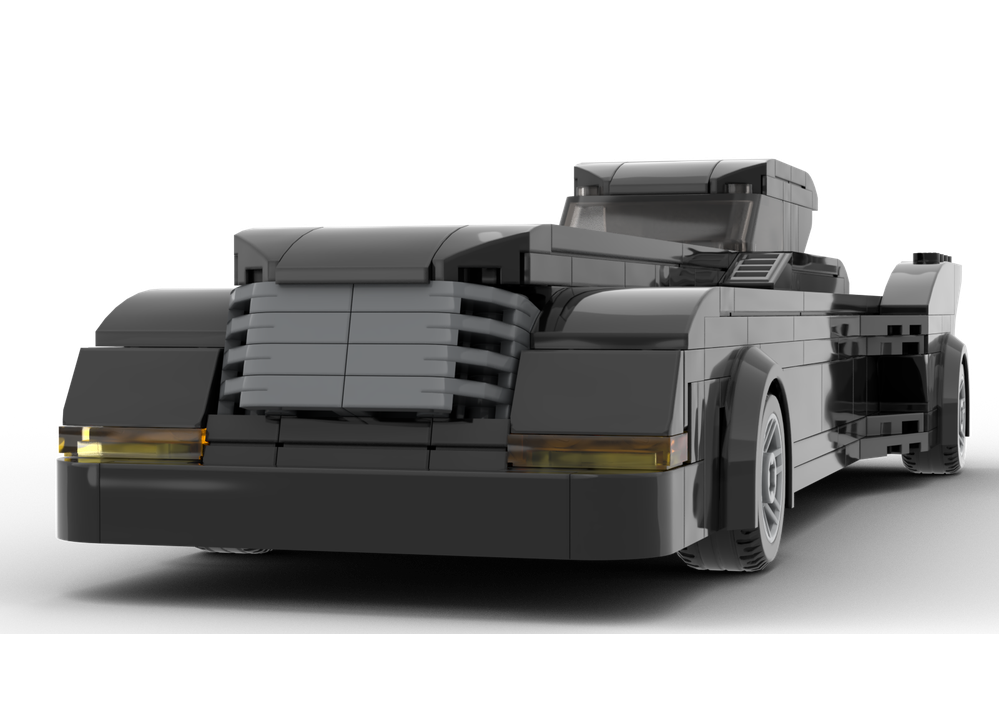LEGO MOC The Batmobile (TAS version) by javiperillas | Rebrickable ...