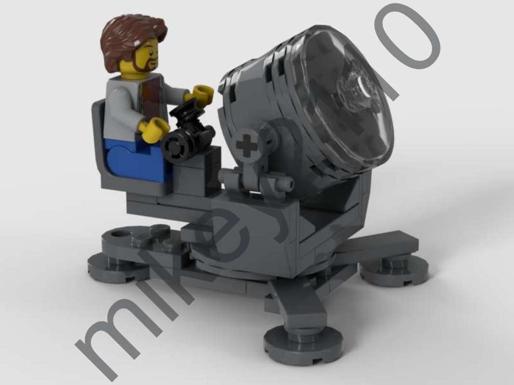 LEGO MOC German 60cm aircraft search light. by mikey2110 | Rebrickable ...