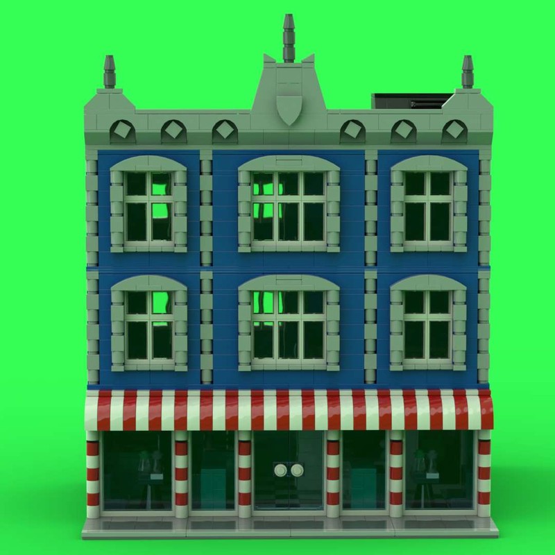 LEGO MOC lego bistro modular by dokladnyklocek | Rebrickable - Build ...
