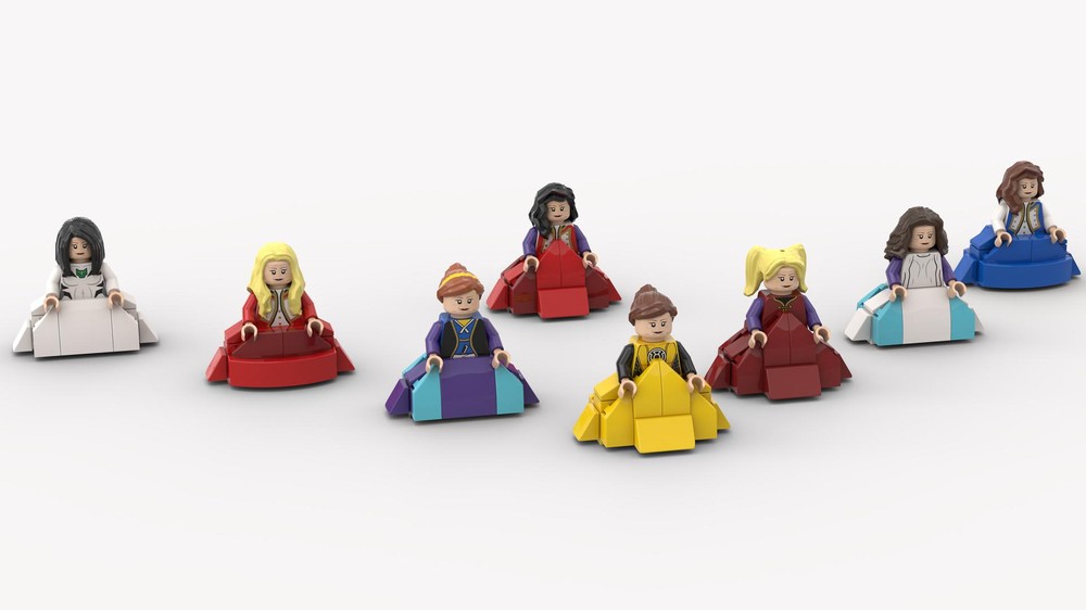 LEGO MOC Minifigure Dresses by legoalfactotum | Rebrickable - Build ...