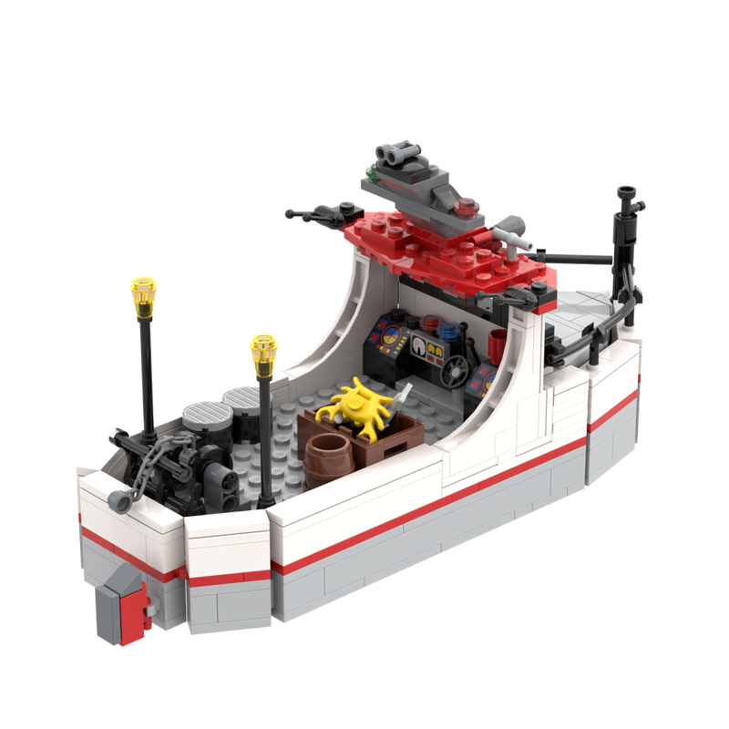 LEGO MOC Fishing Boat by smailbrick | Rebrickable - Build with LEGO