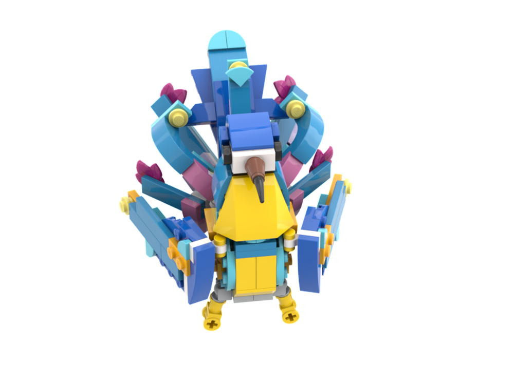 Lego Moc The Glorious Peacock 31136 Alternative Build By Gladubid