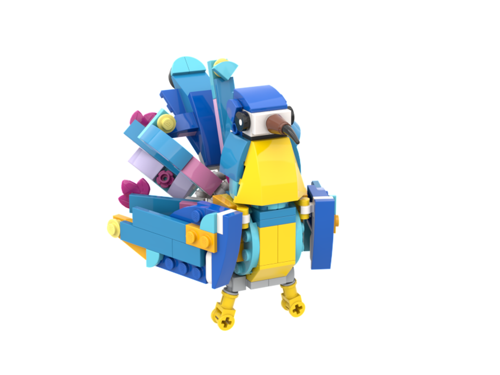 Lego Moc The Glorious Peacock 31136 Alternative Build By Gladubid