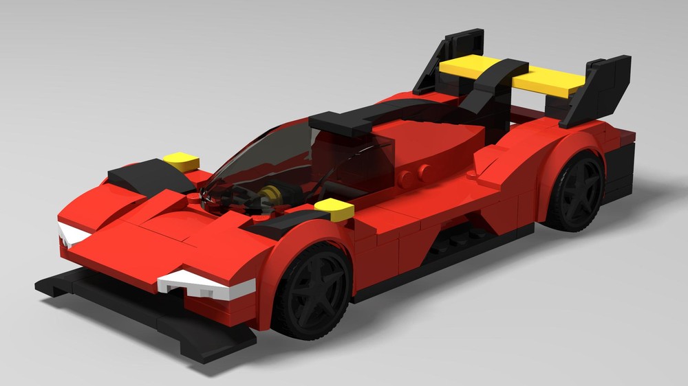 LEGO MOC Ferrari 499P LMH 50 by fisibrick | Rebrickable - Build with LEGO
