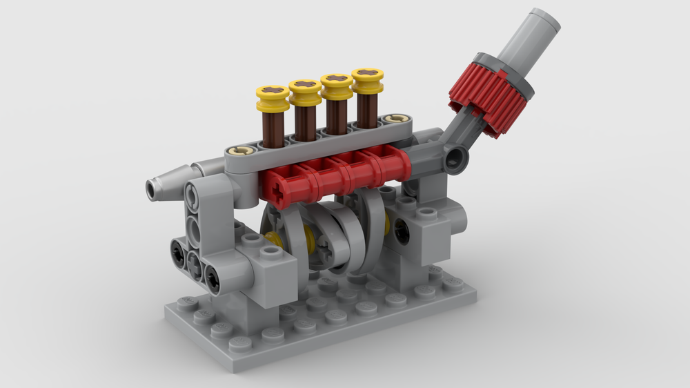 LEGO MOC Mini I4 by CreativeChad | Rebrickable - Build with LEGO