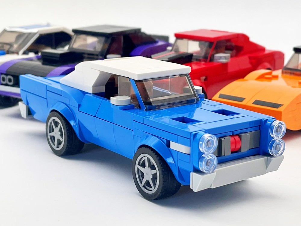 LEGO MOC Muscle Car Vehicle Pack #1 by IBrickedItUp | Rebrickable ...