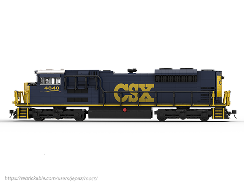 LEGO MOC CSX 4840 SD70ACE by jepaz | Rebrickable - Build with LEGO