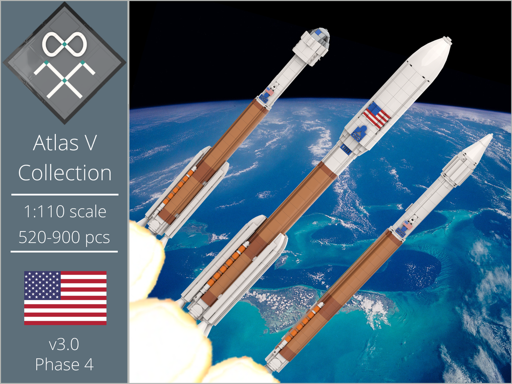 LEGO MOC-151988 1:110 Atlas V Collector's Edition by Foggy0utri Design ...
