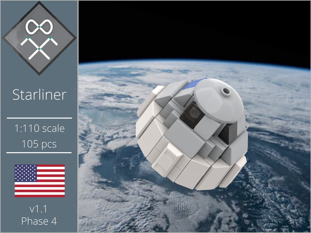 LEGO MOC 1:110 Starliner by Foggy0utri Design Bureau | Rebrickable ...