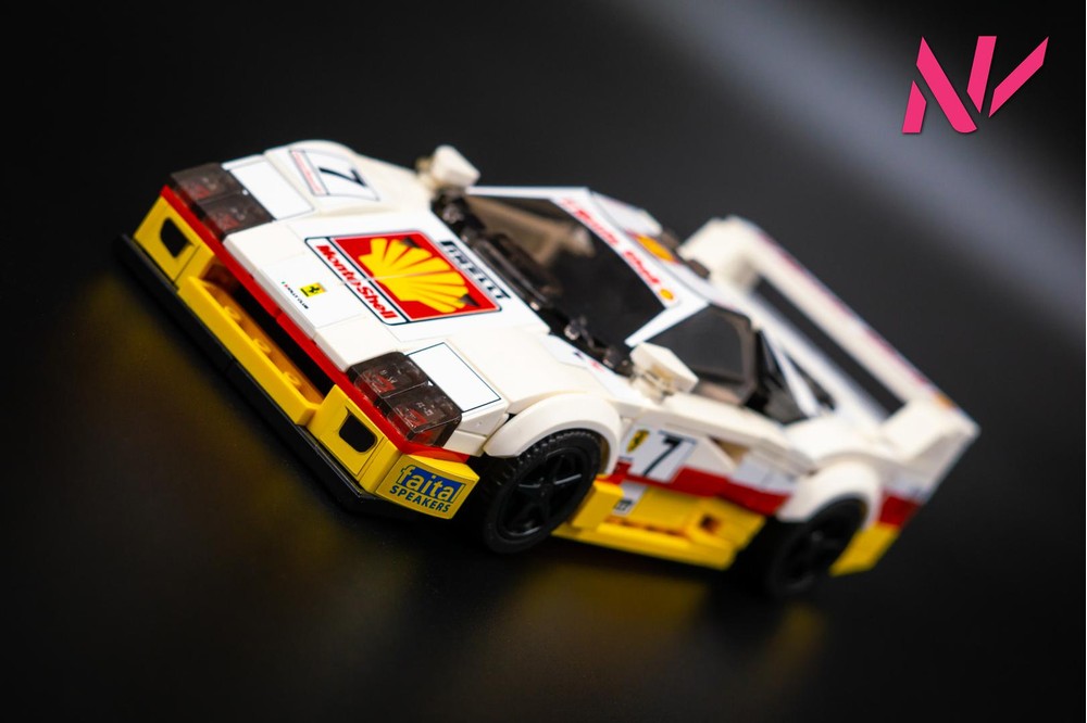 Lego Moc Ferrari F40 Monte Shell By Nv Carmocs Rebrickable Build