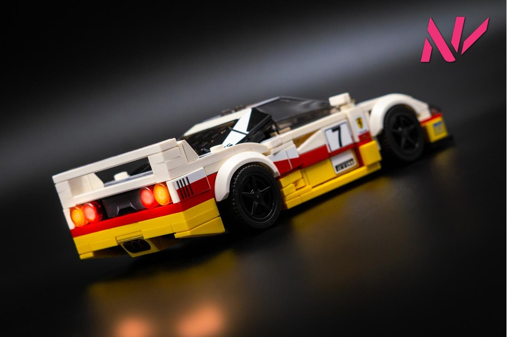 Lego Moc Ferrari F40 Monte Shell By Nv Carmocs Rebrickable Build