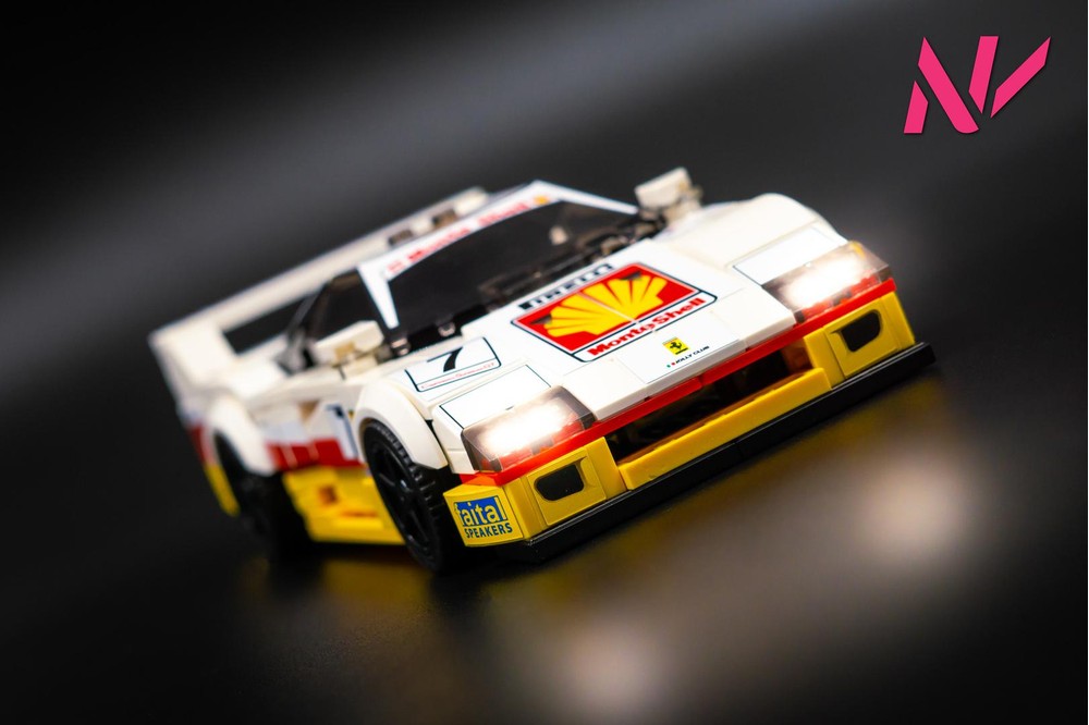 Lego Moc Ferrari F40 Monte Shell By Nv Carmocs Rebrickable Build