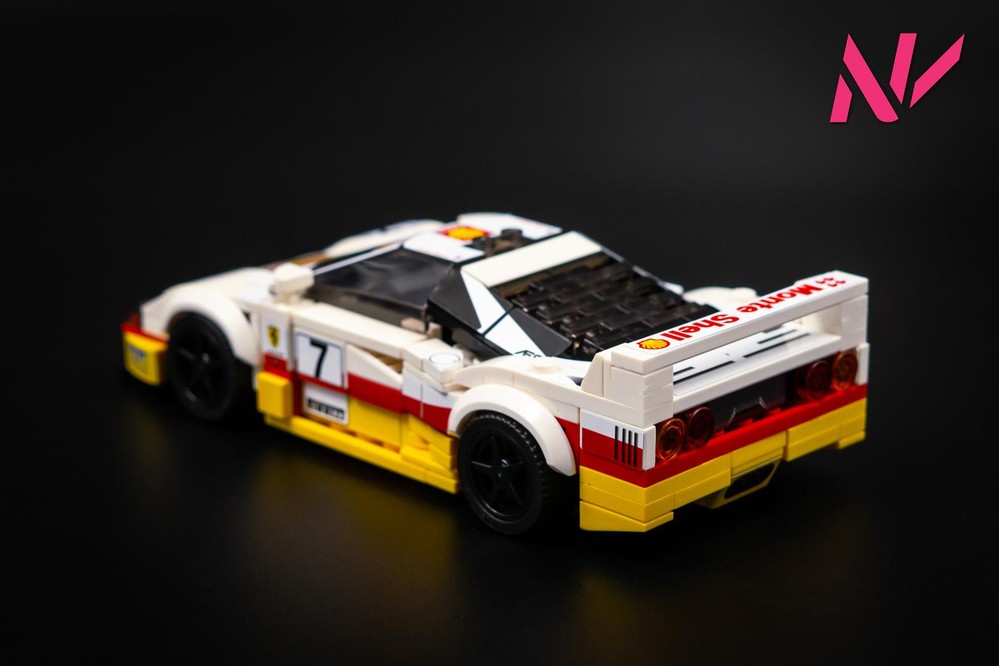 Lego Moc Ferrari F40 Monte Shell By Nv Carmocs Rebrickable Build
