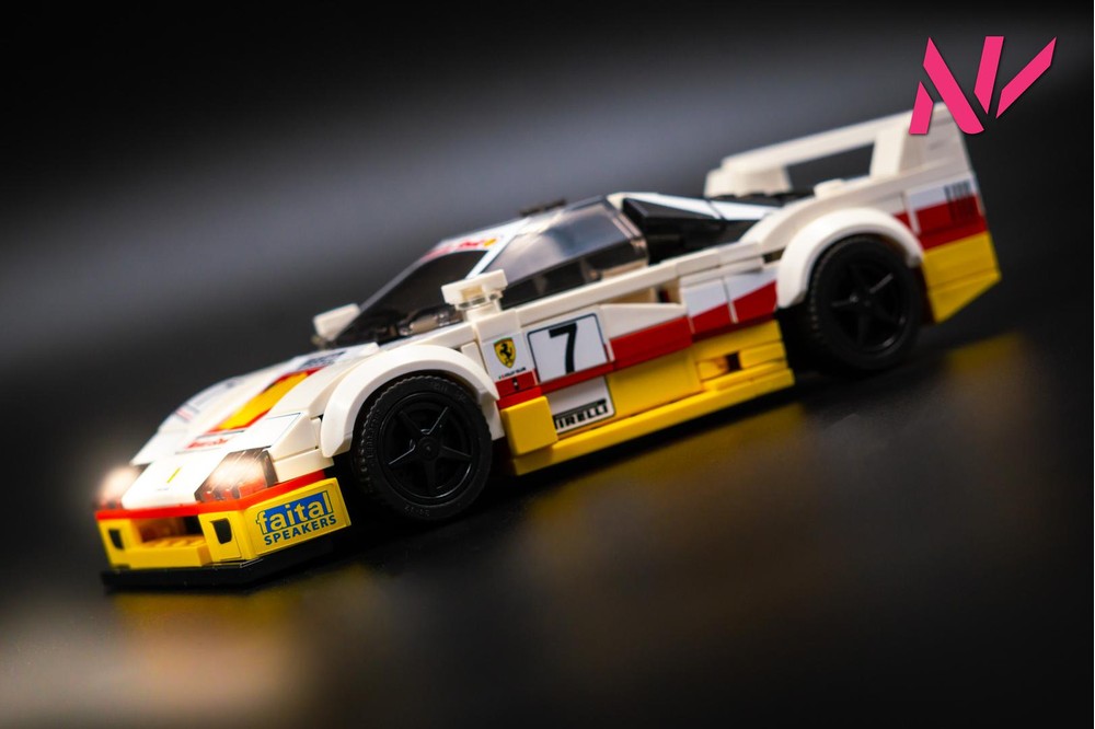 Lego Moc Ferrari F40 Monte Shell By Nv Carmocs Rebrickable Build