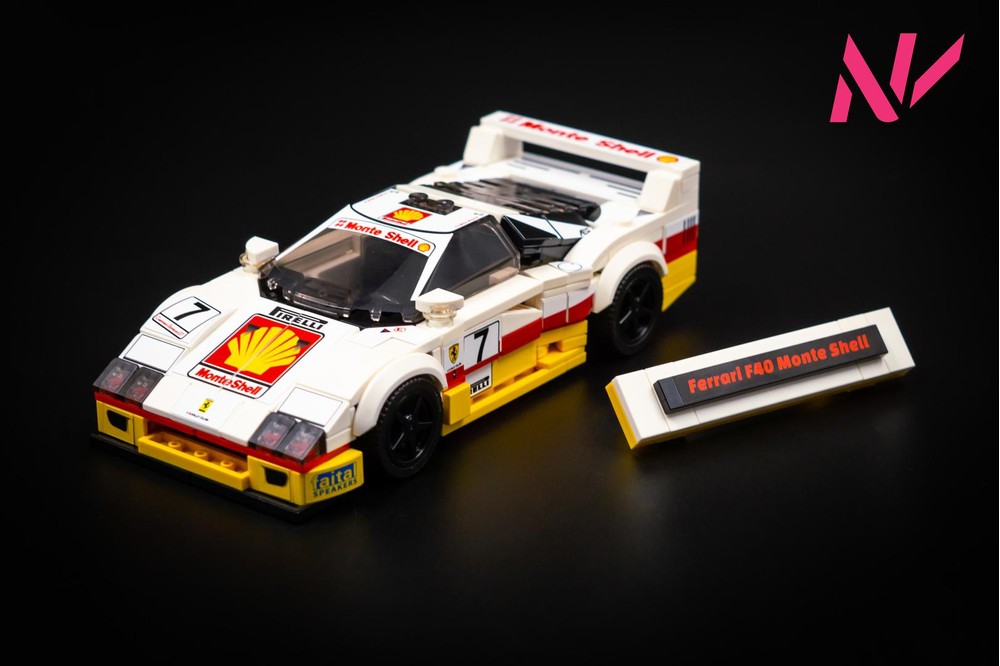 Lego Moc Ferrari F40 Monte Shell By Nv Carmocs Rebrickable Build