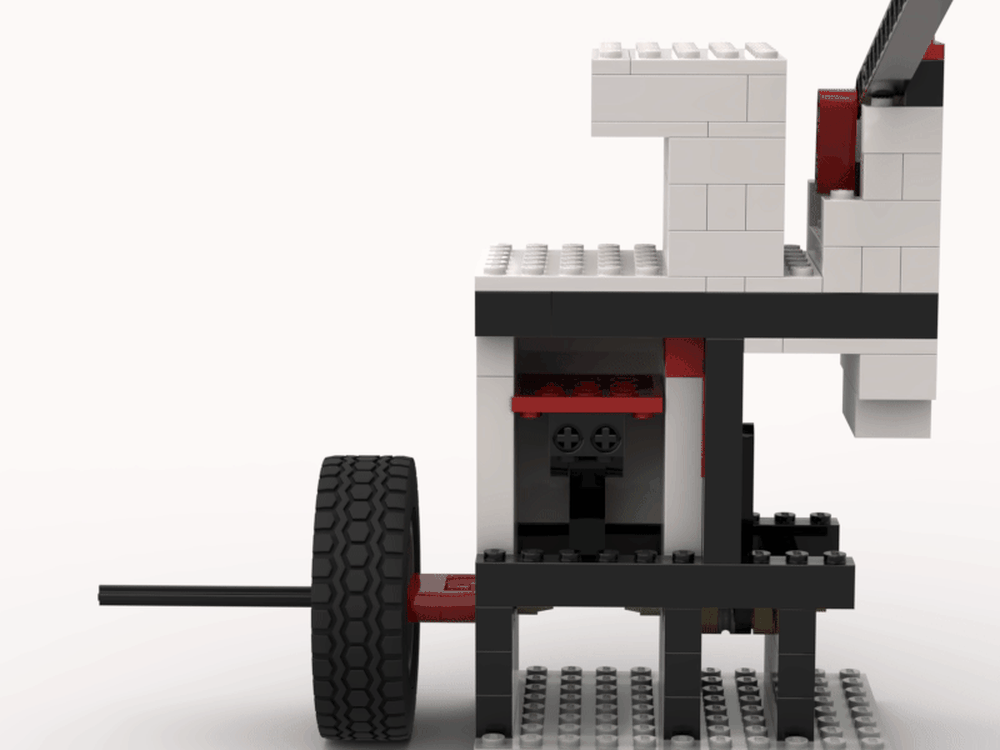 Lego Moc High Performance 1 Cylinder Vacuum Engine By Zh Bricks