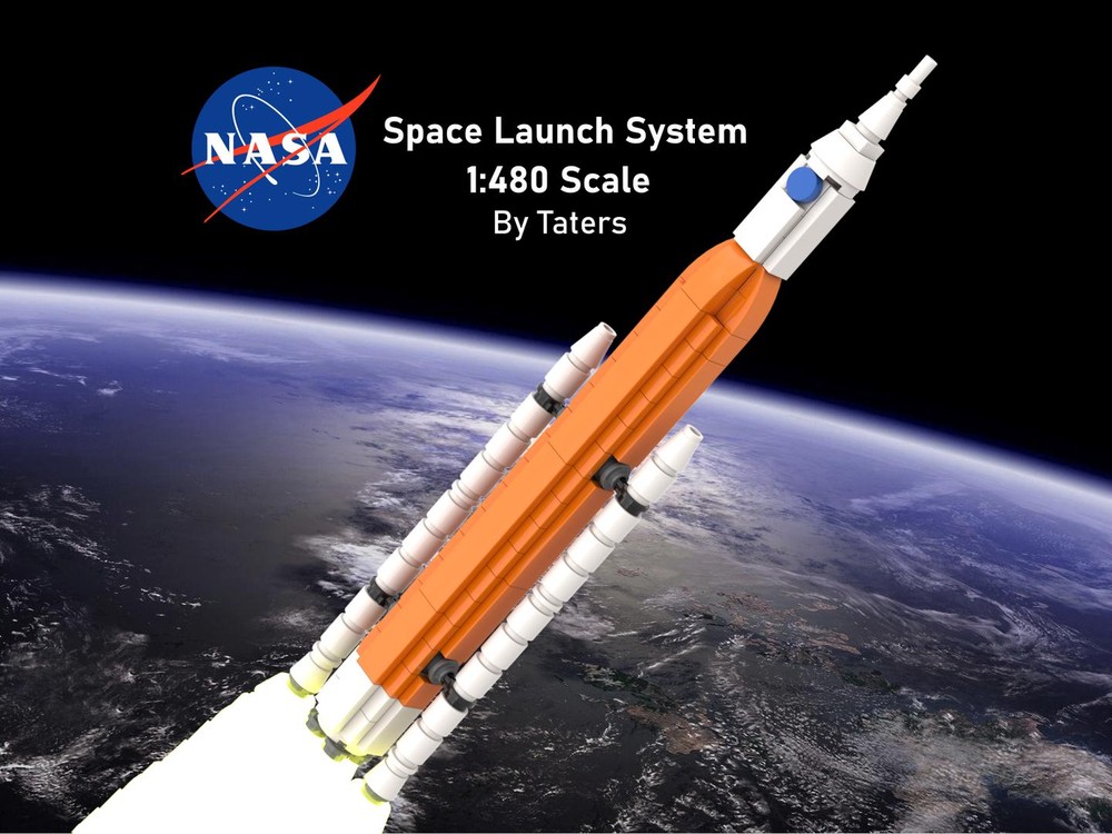 LEGO MOC Nasa SLS (Space Launch System) by Taters | Rebrickable - Build ...