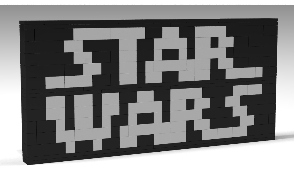LEGO MOC Star Wars Logo - for desktop display by Tiggerljc ...