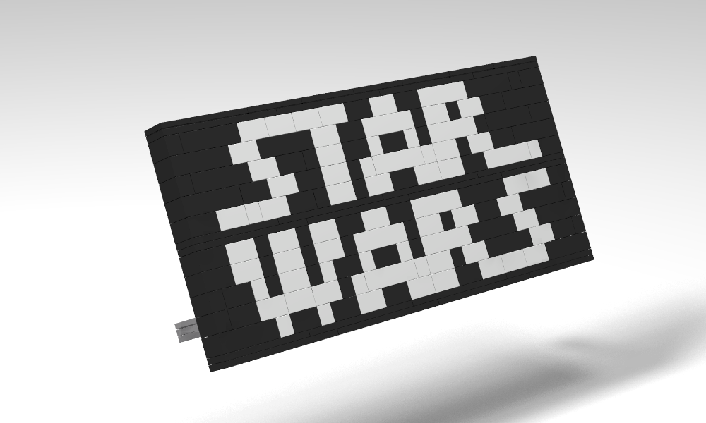 LEGO MOC Star Wars Logo - for desktop display by Tiggerljc ...