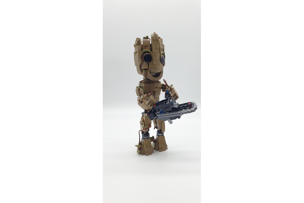 Lego Moc Chainsaw By Klemmbau Rebrickable Build With Lego