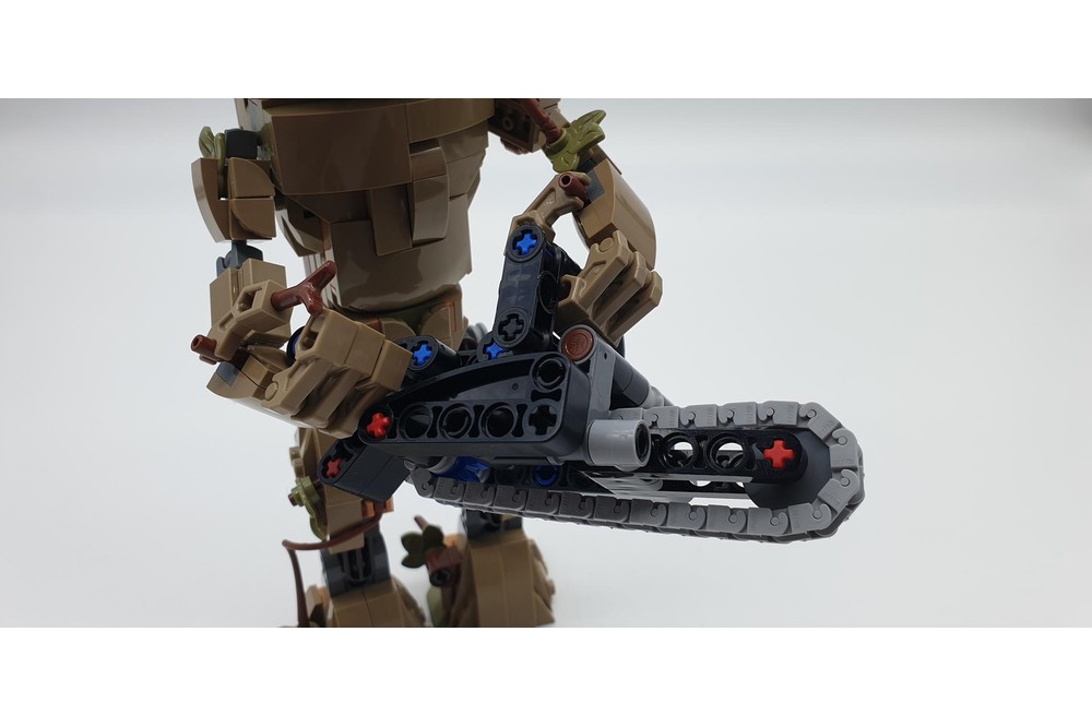 Lego Moc Chainsaw By Klemmbau Rebrickable Build With Lego