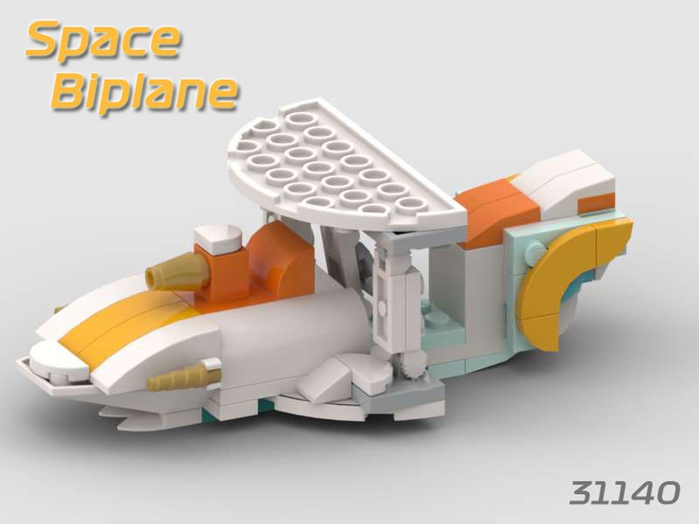 LEGO MOC 31140 Space biplane by dLegooo | Rebrickable - Build with LEGO