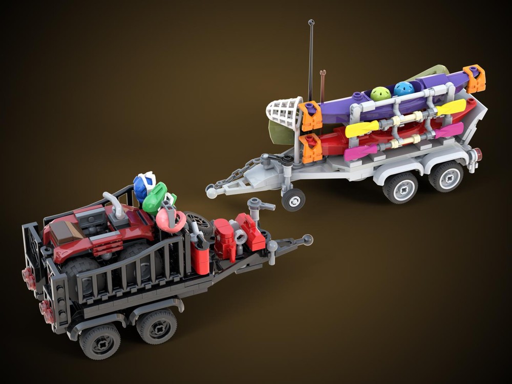 Lego Moc Adventure Trailers By Thomusbean Rebrickable Build With Lego